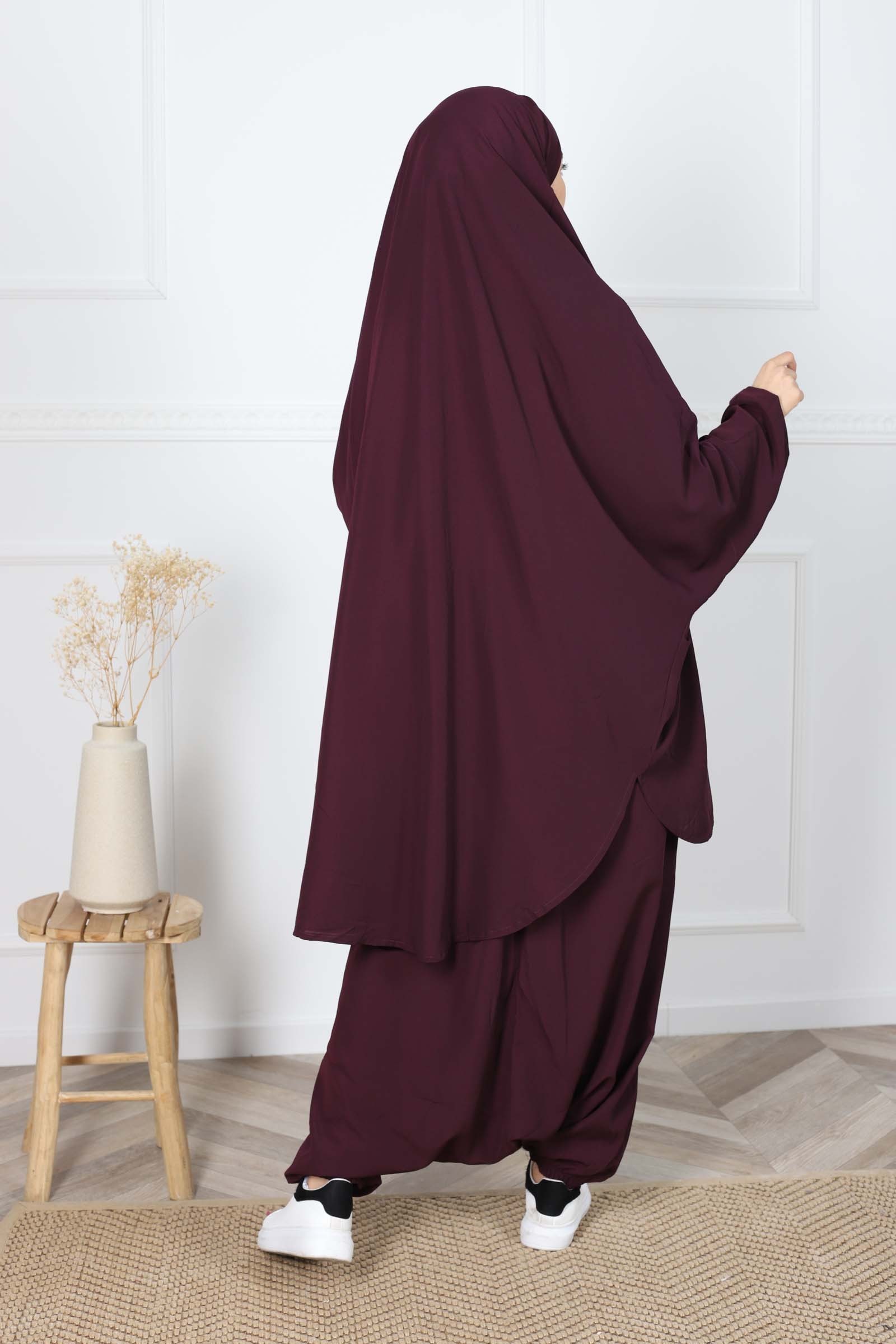 Cheap two piece harem jilbab